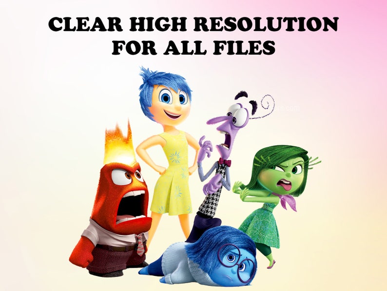 Más de 500 imágenes prediseñadas Png de paquete Inside Out, archivos ...