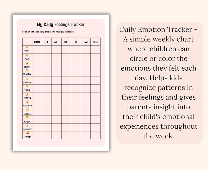 My Big Feelings Toolkit Kids Emotion Learning Kit Printable PDF ...