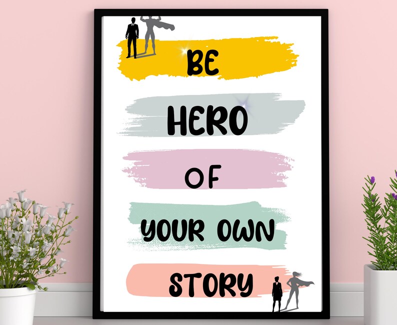 Set of 10 Counseling Posters Office Decor School Psychologist Wall Art ...