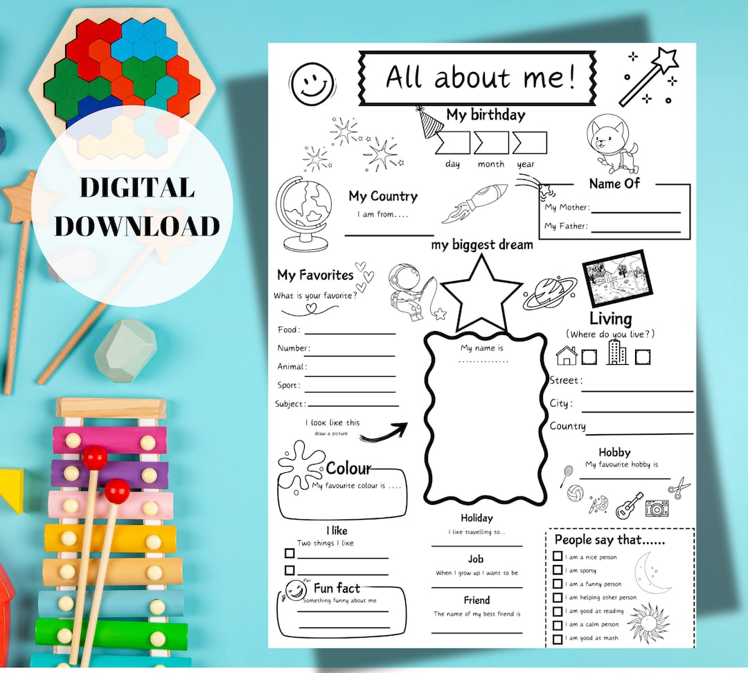 All About Me Survey Printable,getting to Know You, Coworker Questions ...