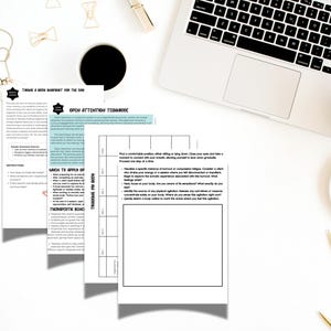 Somatic Therapy Workbook Printable, Getting to Know Your Body ...