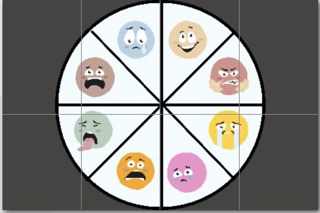 Emotions Wheel Poster Digital Downloadable Wall Decor Printable on 8 A4 ...