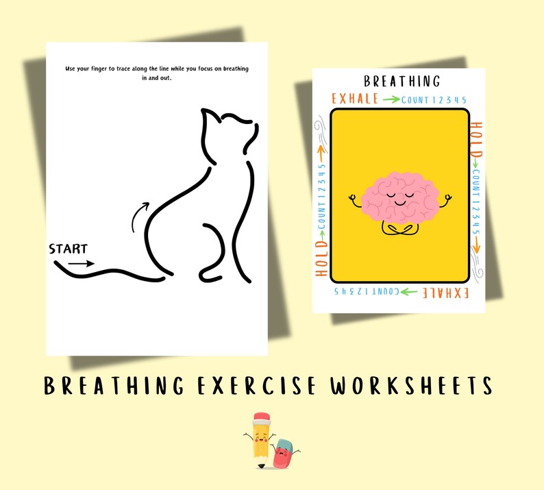 Cognitive Behavioral Therapy CBT Workbook Children Negative Thought ...