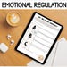 Emotional Regulation Workbook / Emotions Worksheets / Therapy ...