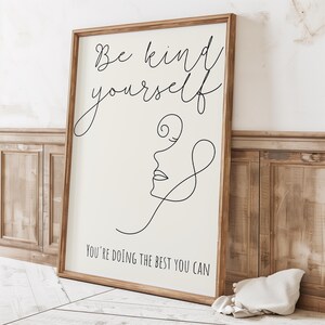 Gentle Reminder: Be Kind When You Speak to Yourself, Self-esteem Mental ...