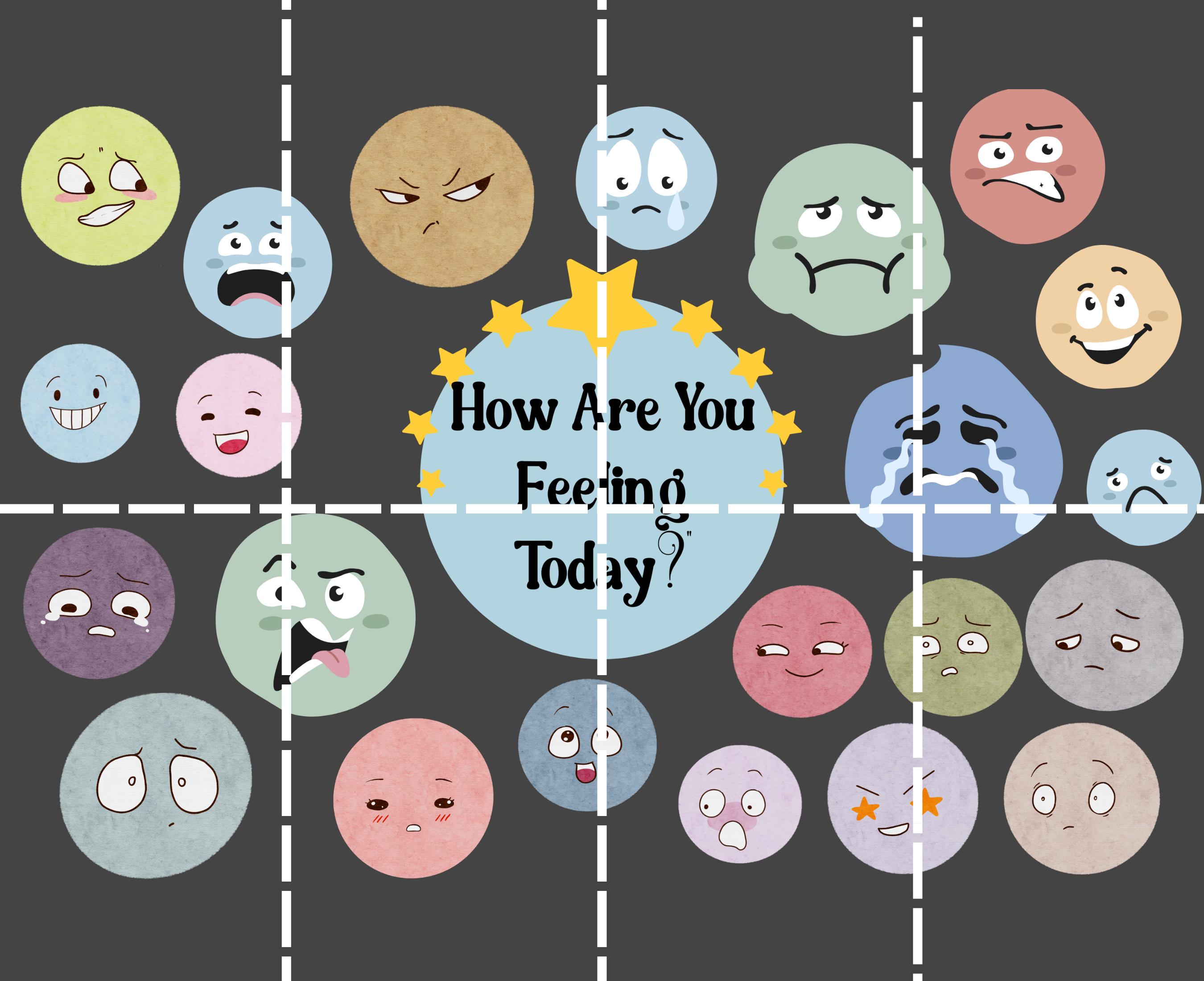 How Are You Feeling Today Chart Emotions Board Bundle Classroom ...
