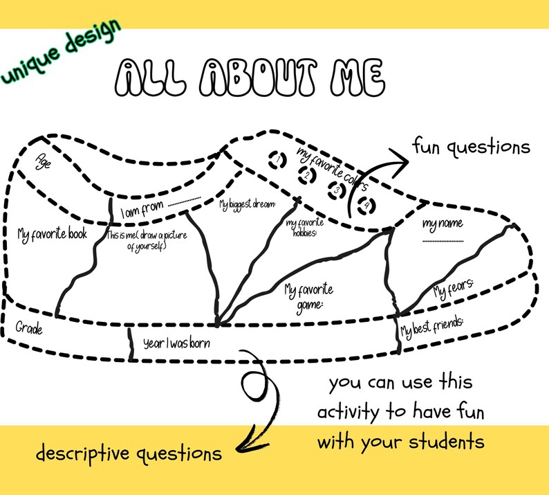 All About Me Survey Printable, Getting to Know You,employee Favorite ...