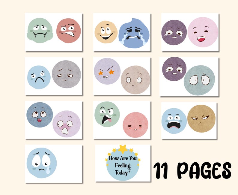 How Are You Feeling Today Chart Emotions Board Bundle Classroom ...