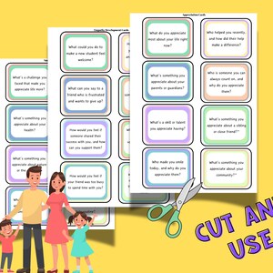 150 Family Therapy Cards Conversation Starters Table Talk Kids Family ...