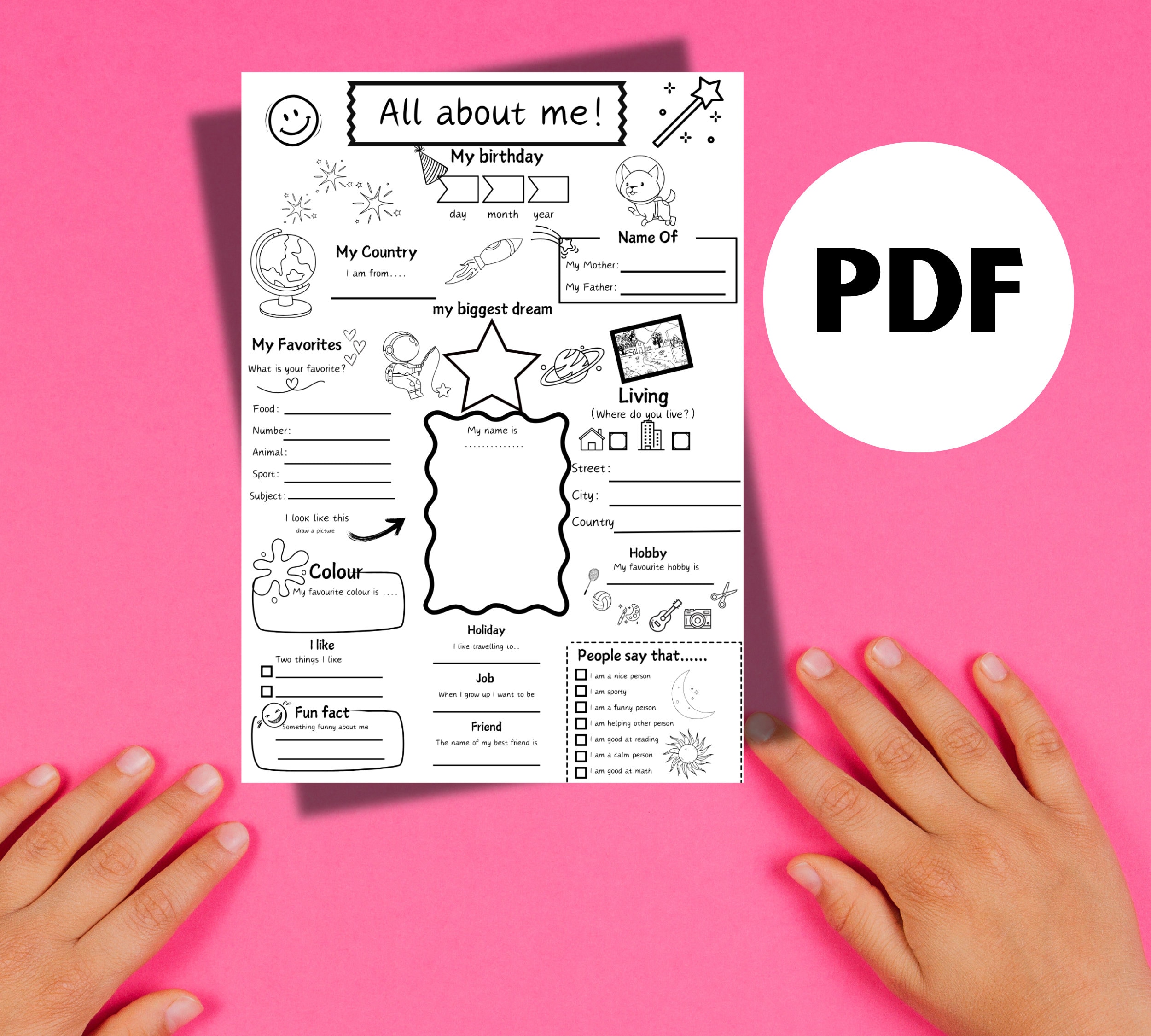 All About Me Survey Printable,getting to Know You, Coworker Questions ...