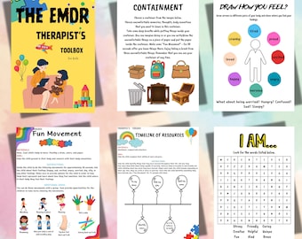 CBT Workbook 15 Pages for Therapist Kids CBT Worksheet Therapy Tools ...