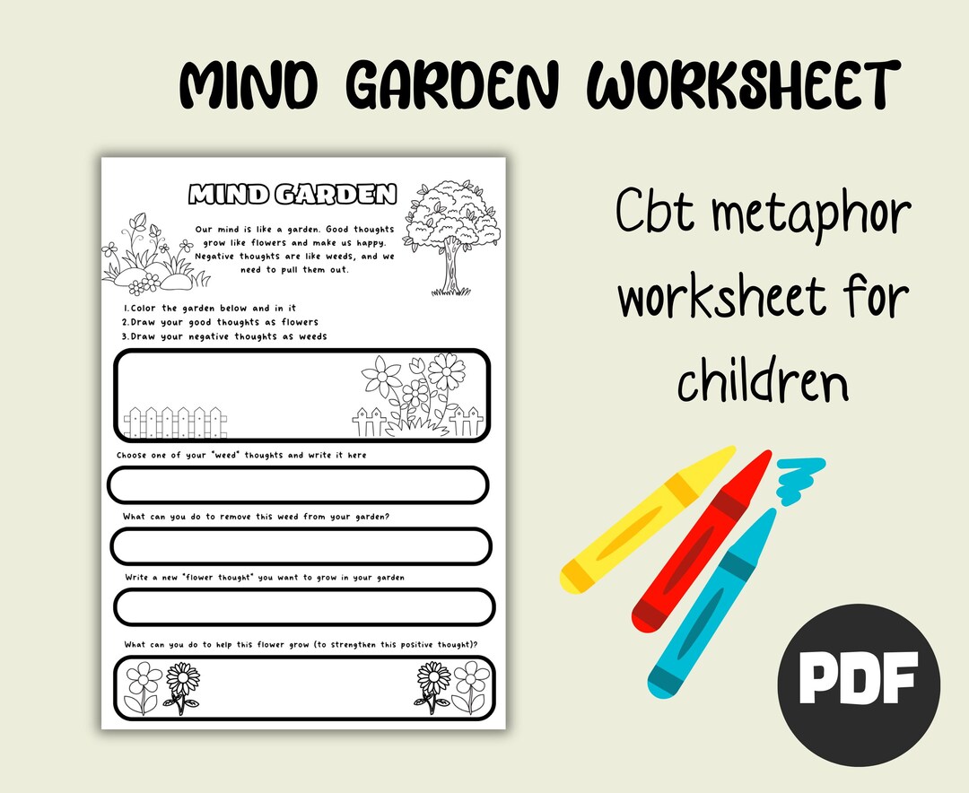 Therapy Metaphors Worksheet Cbt for Kids Therapeutic Sessions and ...