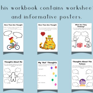 CBT Workbook 15 Pages for Therapist Kids CBT Worksheet Therapy Tools ...