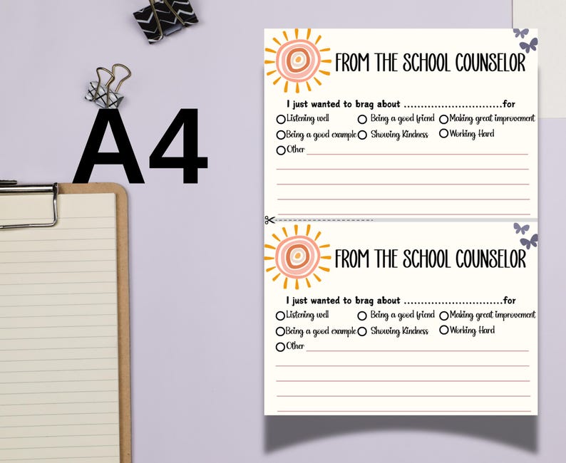School Counselor Office Note Printable School Psychologist Decor ...
