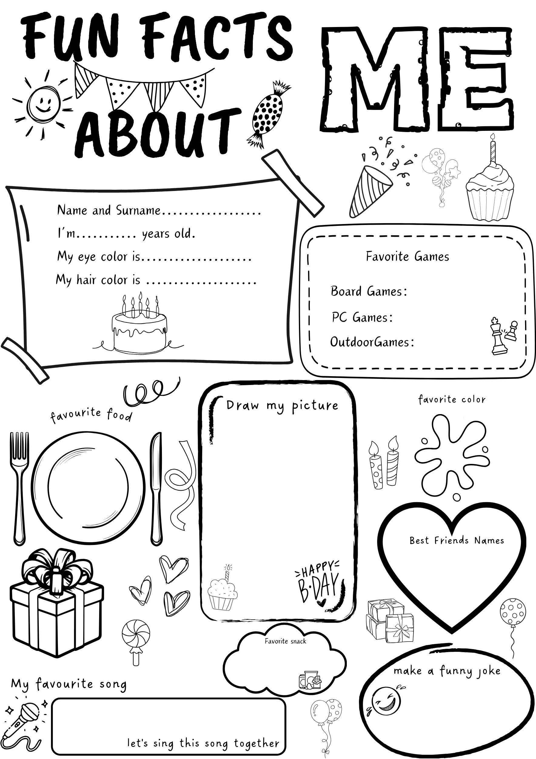 Random Facts About Me Questions