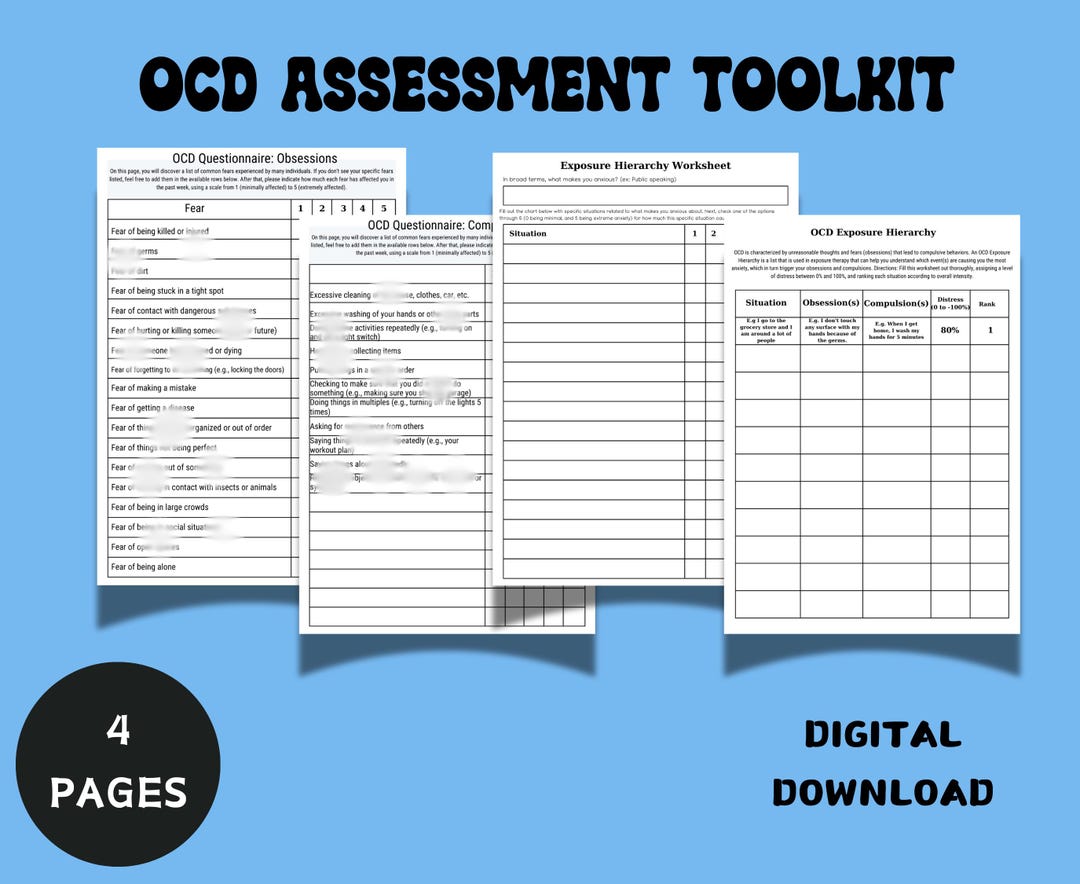 OCD Assessment Toolkit Clinical Grade Resources for Mental Health ...