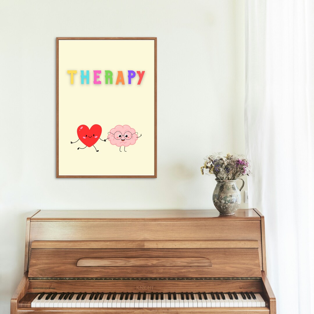 Psychology Art / Therapy / Therapy Office Decor / Therapist Office Art ...