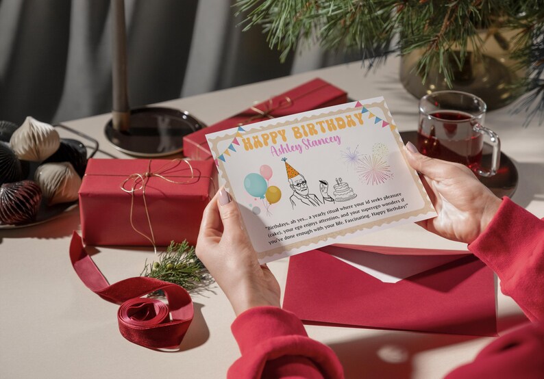 Funny Freud Birthday Card, Custom Card, Psychologist Gifts, Counselor ...