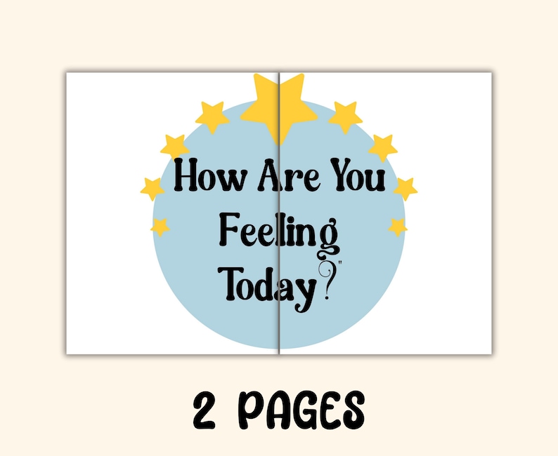 How Are You Feeling Today Chart Emotions Board Bundle Classroom ...