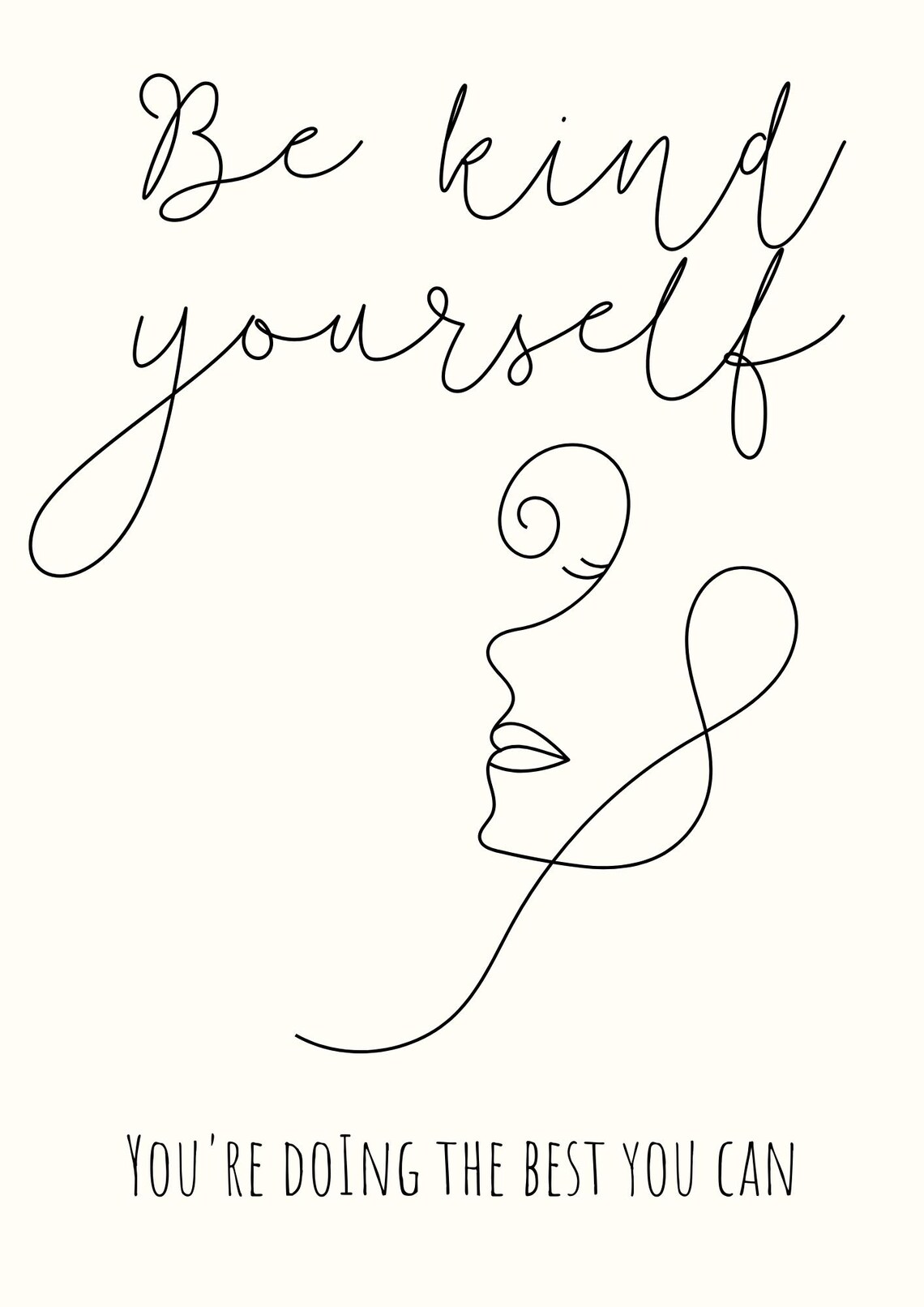 Gentle Reminder: Be Kind When You Speak to Yourself, Self-esteem Mental ...
