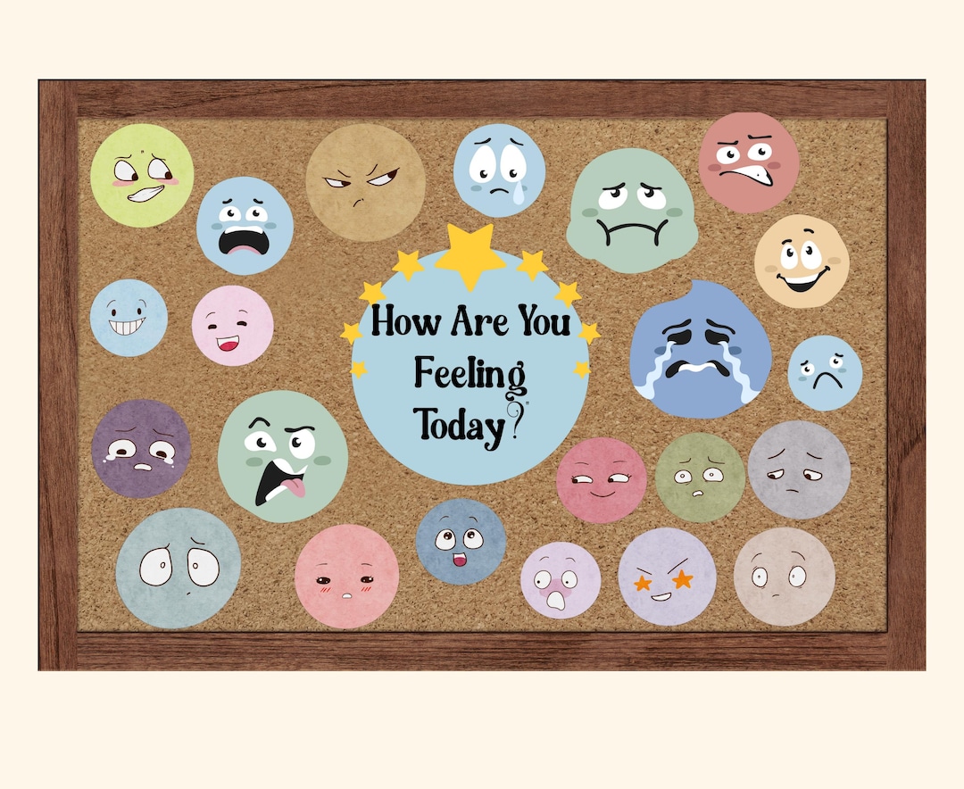 How Are You Feeling Today Chart Emotions Board Bundle Classroom ...