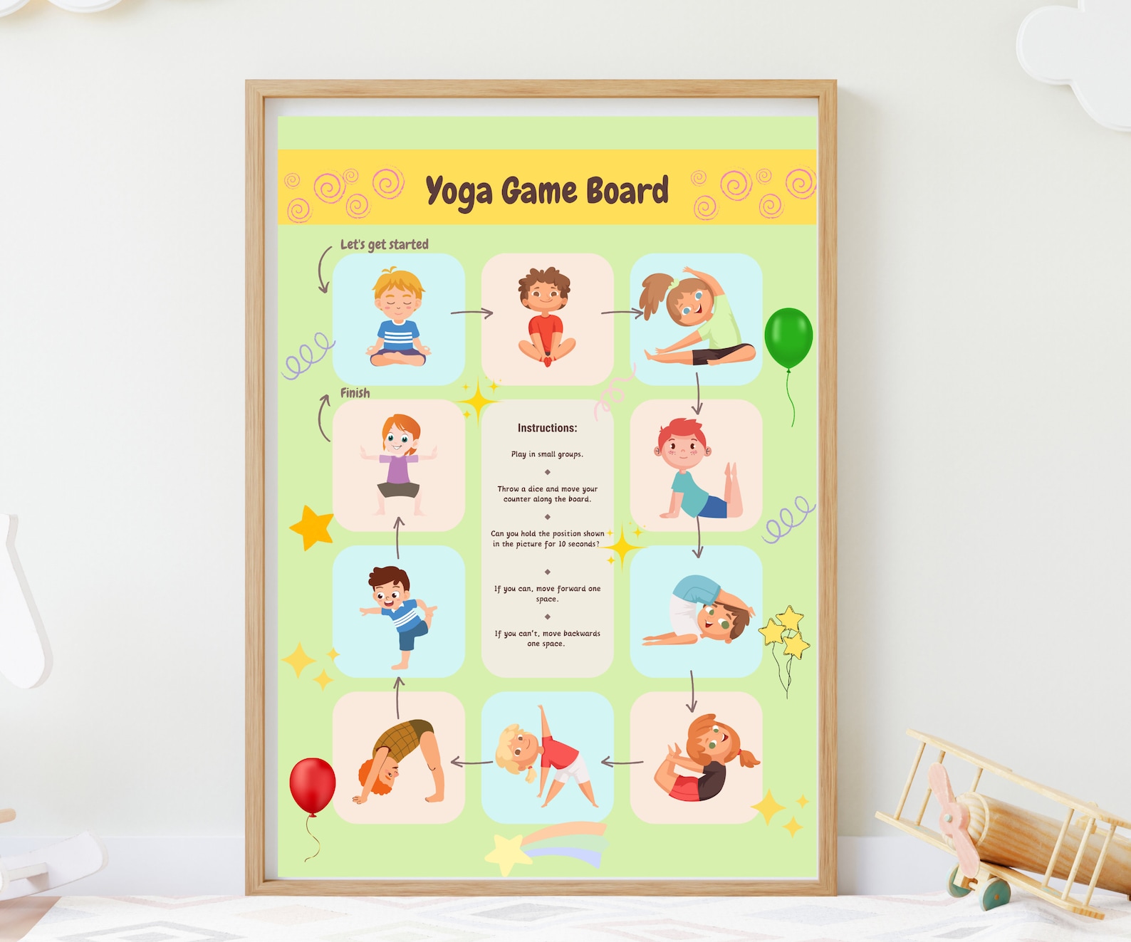 KIDS YOGA POSES, Yoga Posters, Kids Movement Activity, Yoga Poses, Yoga ...