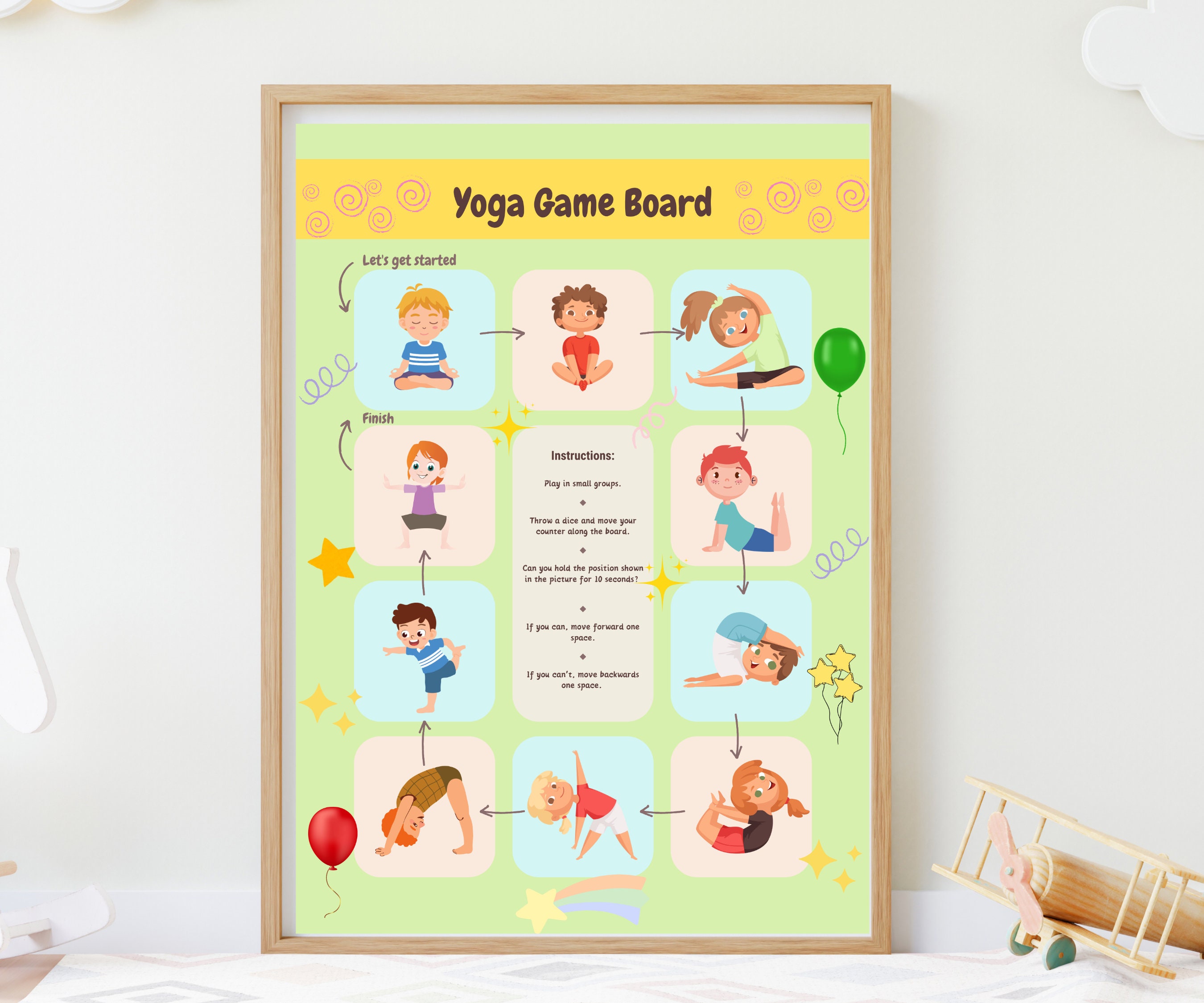 KIDS YOGA POSES, Yoga Posters, Kids Movement Activity, Yoga Poses, Yoga ...