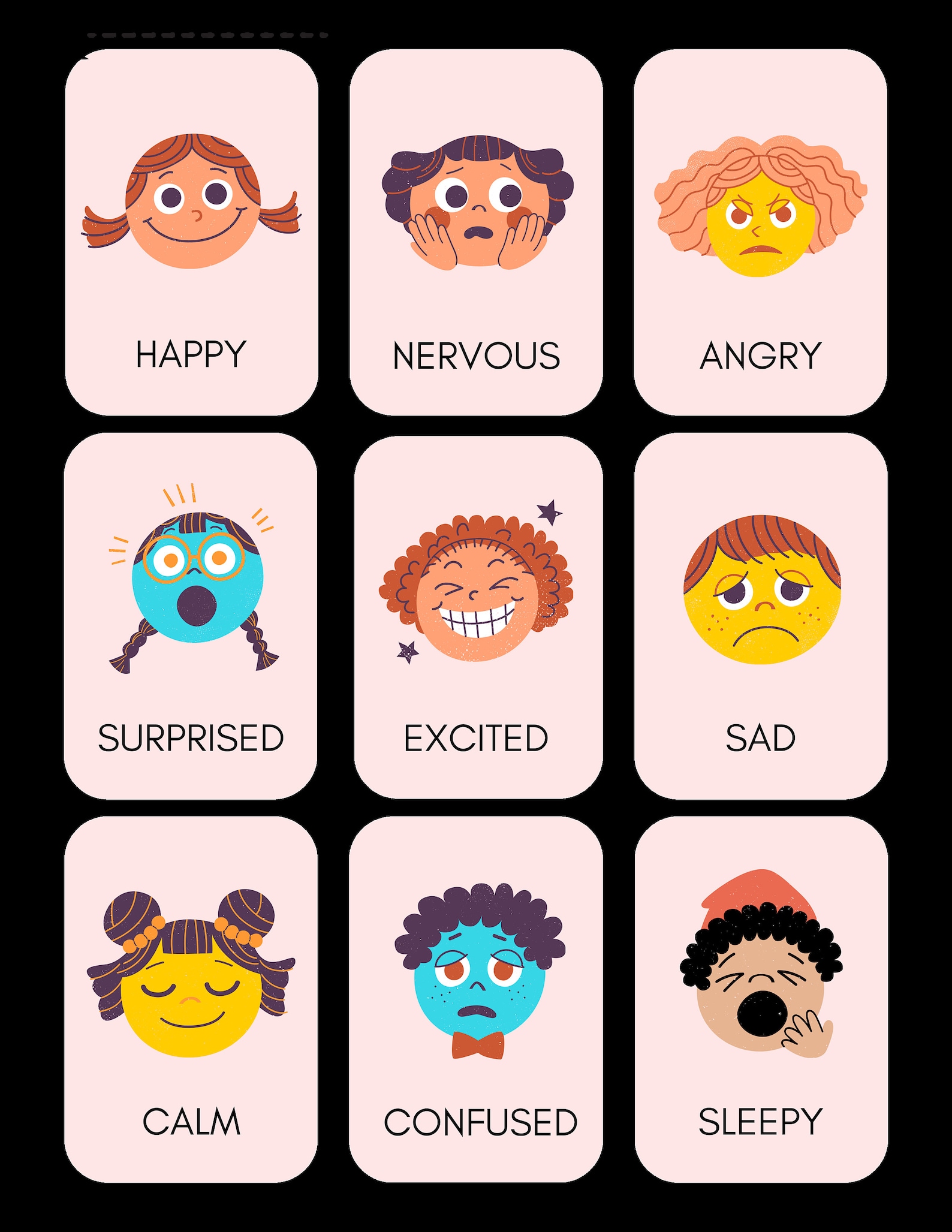 Feelings/emotions Emoji Check in Printable Worksheet for Kids ...