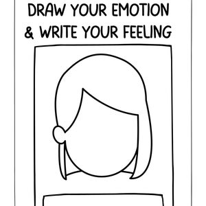 Emotions Coloring Workbook for Kids Including Learn Feelings for ...