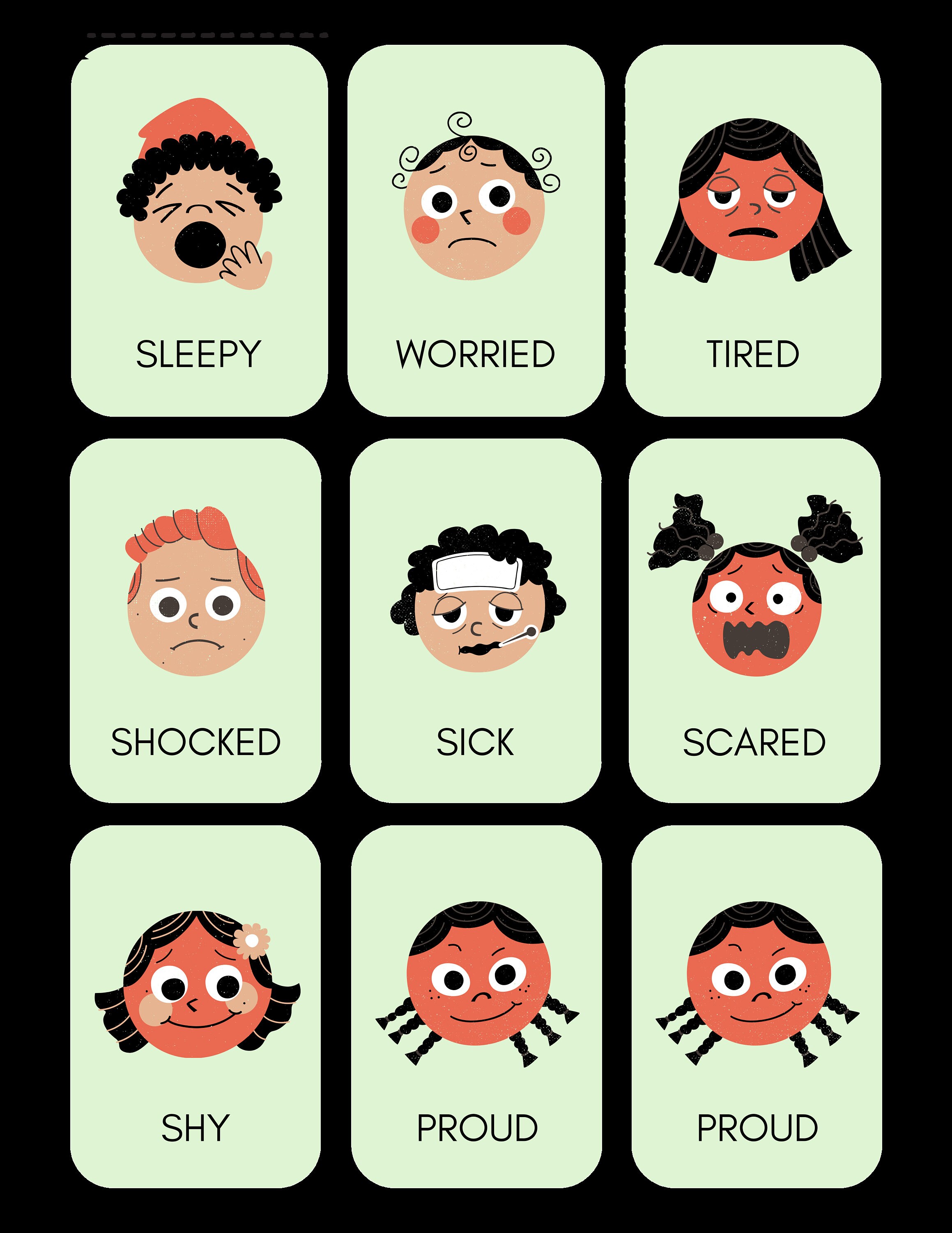 Feelings/emotions Emoji Check in Printable Worksheet for Kids ...
