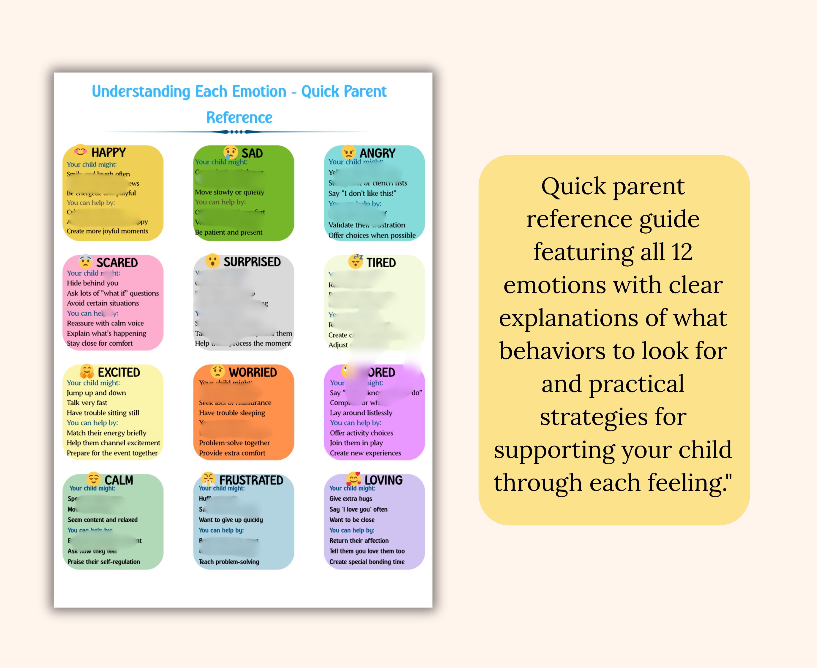 My Big Feelings Toolkit Kids Emotion Learning Kit Printable PDF ...