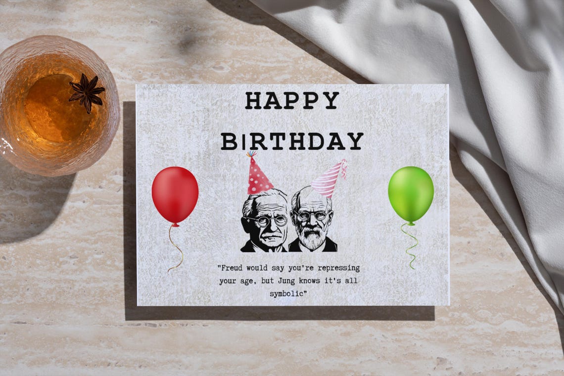 Funny Freud Jung Birthday Carl Psychologist Gifts Counselor Therapist ...