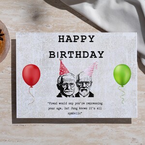 Funny Freud Jung Birthday Carl Psychologist Gifts Counselor Therapist ...