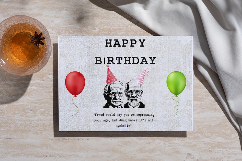 Funny Freud Jung Birthday Carl Psychologist Gifts Counselor Therapist ...