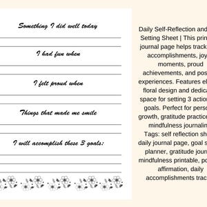 Mental Health Journal | Mood Tracker | Daily Gratitude Planner | Self ...