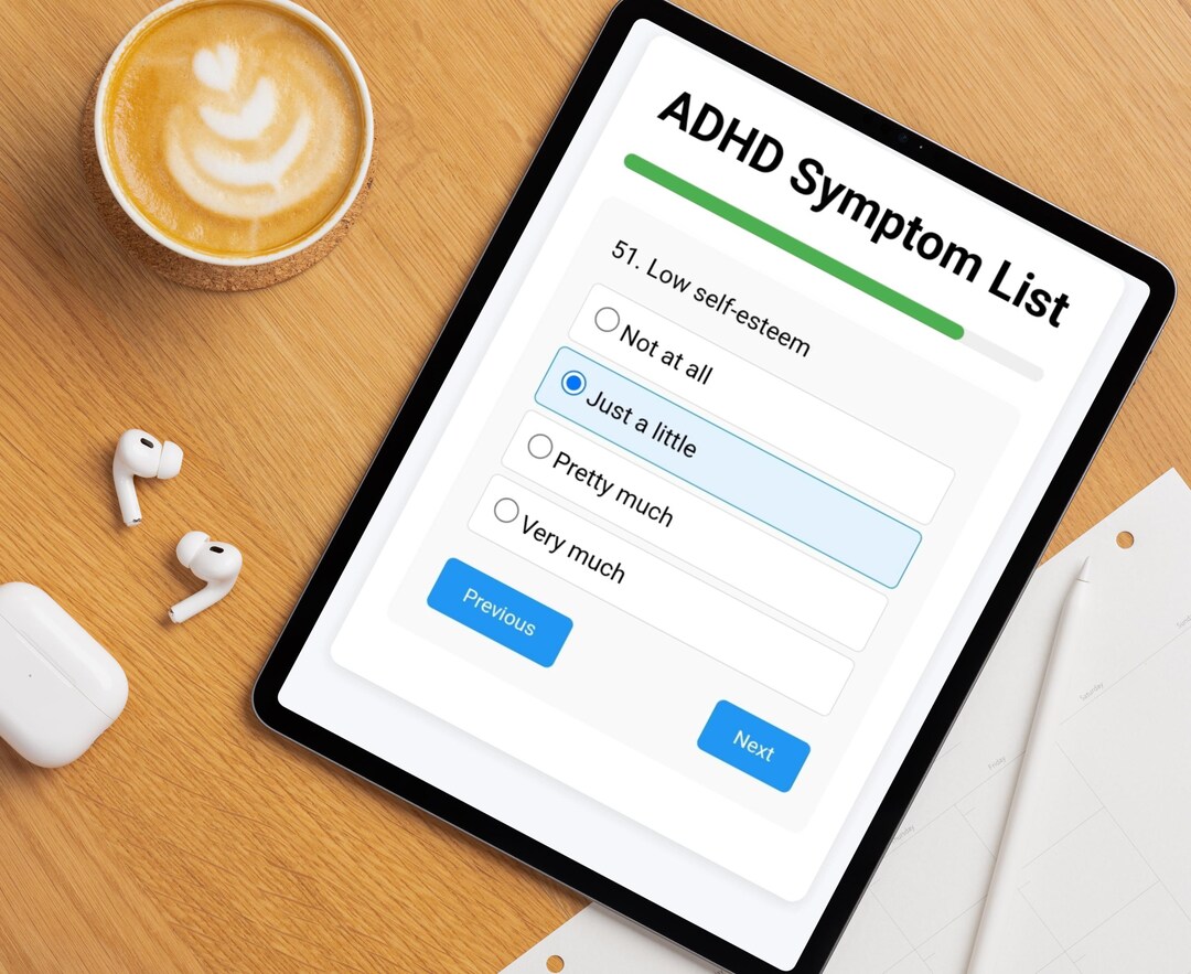 ADHD Syptom Chechklist - Digital ADHD Symptom Checklist | Self ...