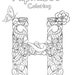 Mandala Alphabet Coloring Pages. Letter Coloring. Printable Letter ...