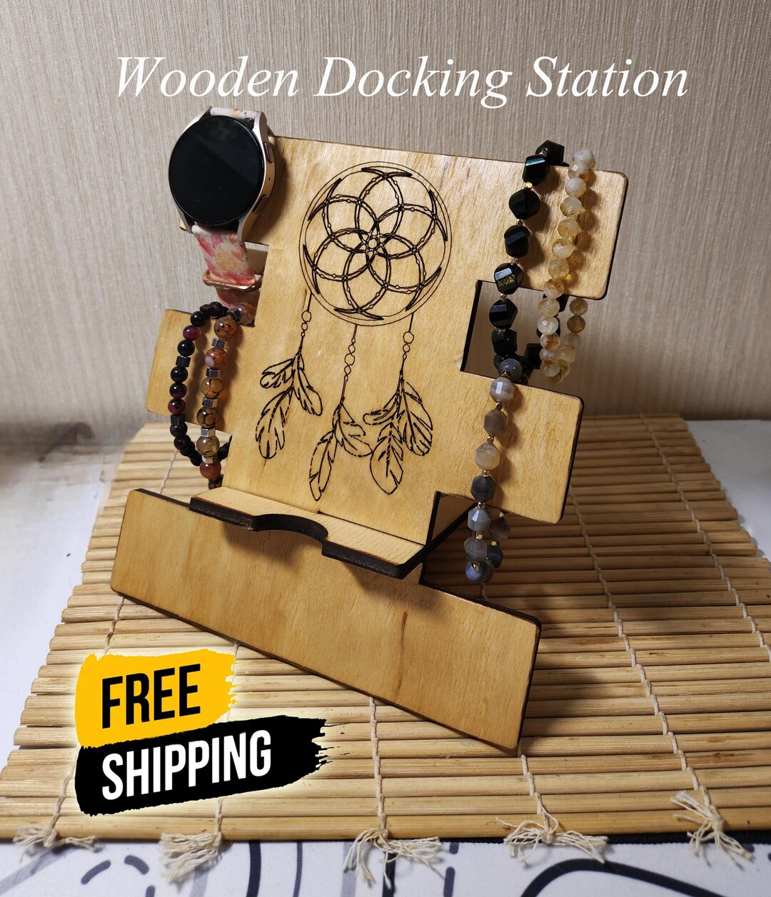 Wooden Docking Station Perfect Christmas Gifts for Husband Mom iPhone ...