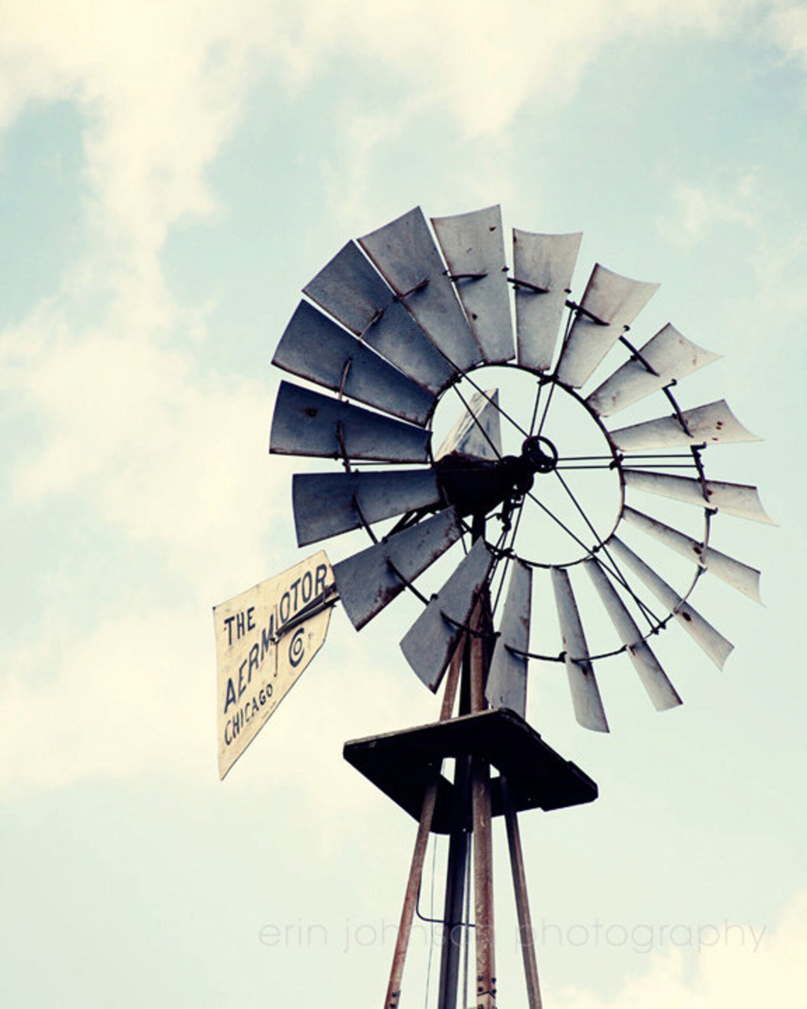 Rustic Windmill Farmhouse Fine Art Photography Print, Country Rustic ...