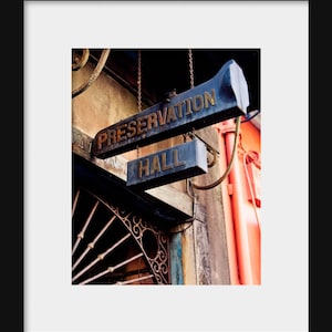 New Orleans Wall Art Print, Preservation Hall Canvas or Photograph ...