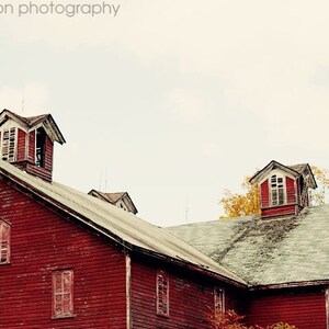 Rustic Red Farmhouse Decor Barn Photography Canvas Wall Art - Etsy