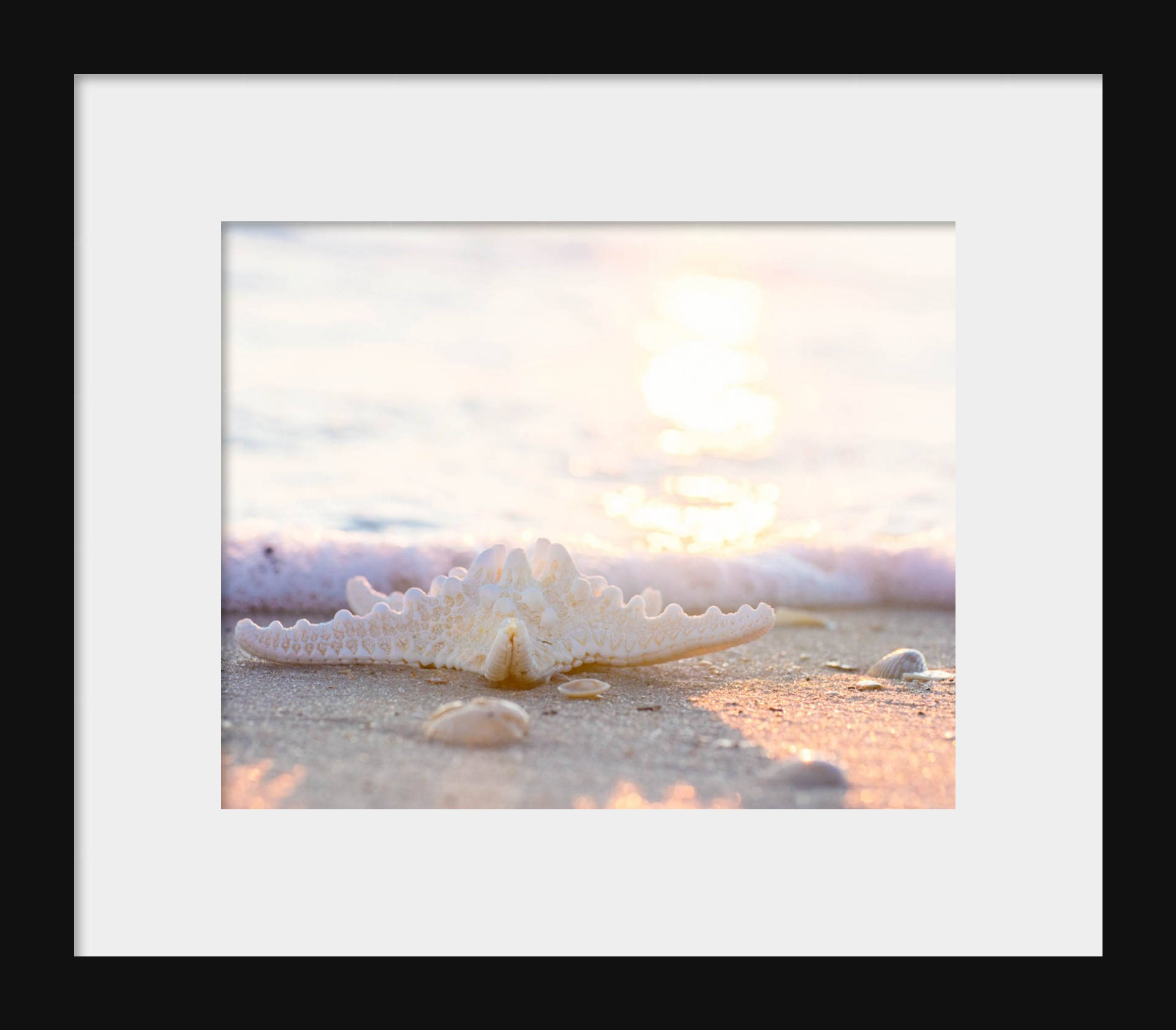 Ocean Print, Beach Photography, Starfish Decor Art for Frame, Coastal ...