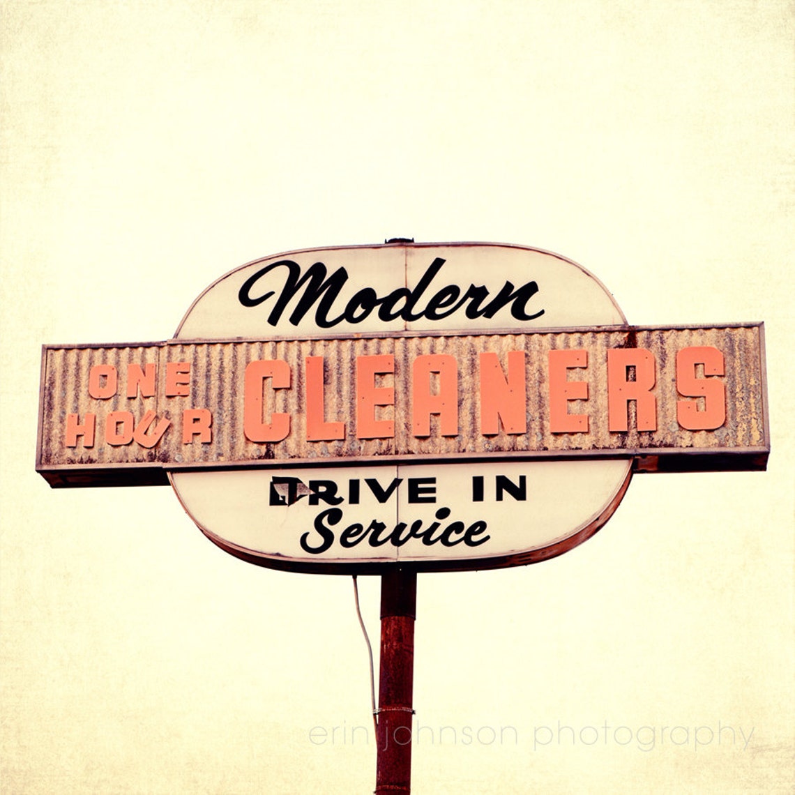 Vintage Laundry Room Photography Unframed Print or Canvas, Old Cleaners ...
