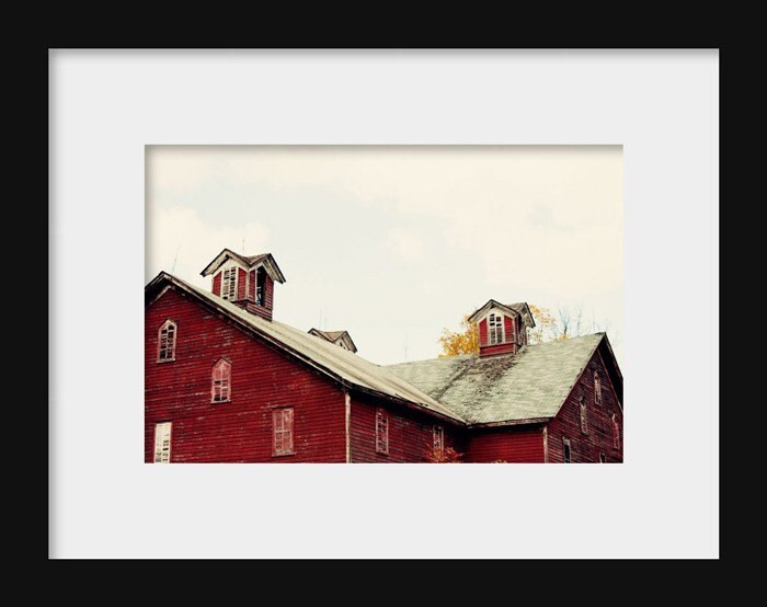 Rustic Red Farmhouse Decor Barn Photography Canvas Wall Art - Etsy
