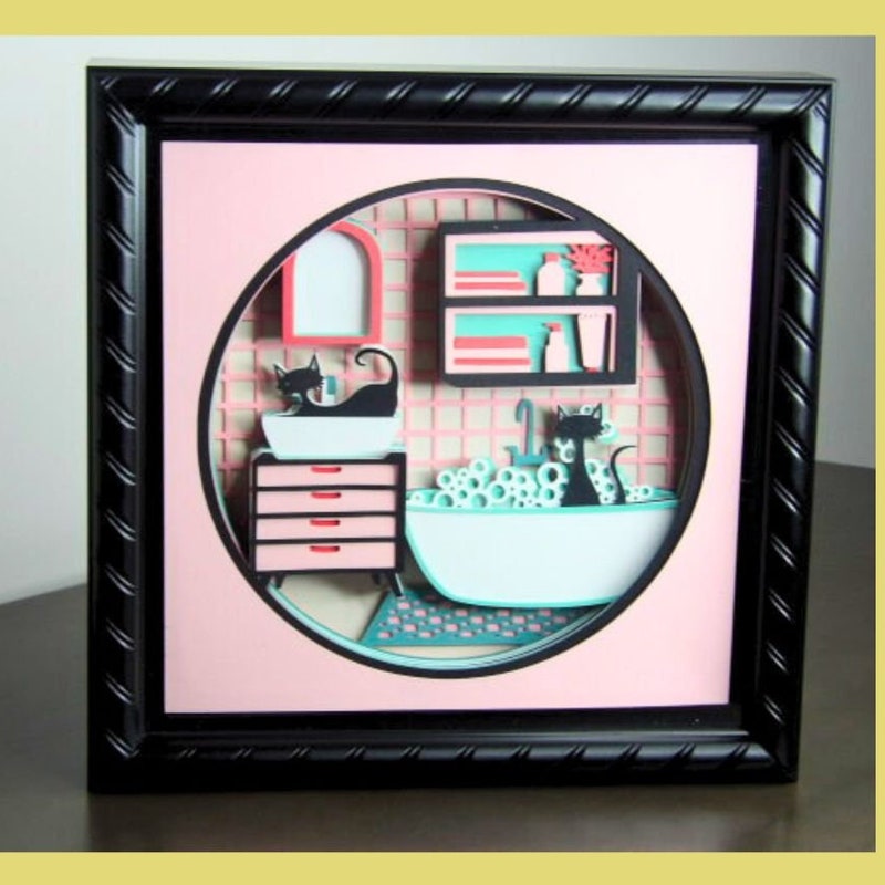 Retro Shadow Box - Etsy