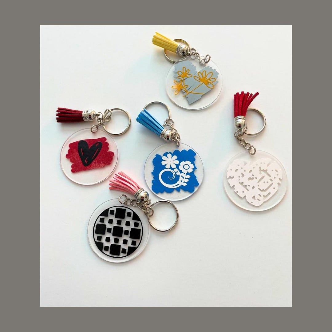 2" Acrylic Keychains - Etsy