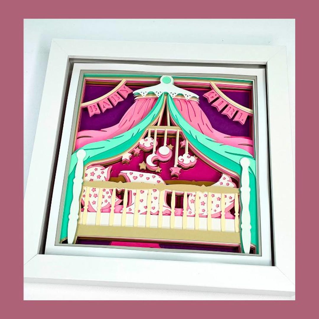 3D Shadow Box Art Girl Nursery Decor Little Princess Sweet Dreams - Etsy