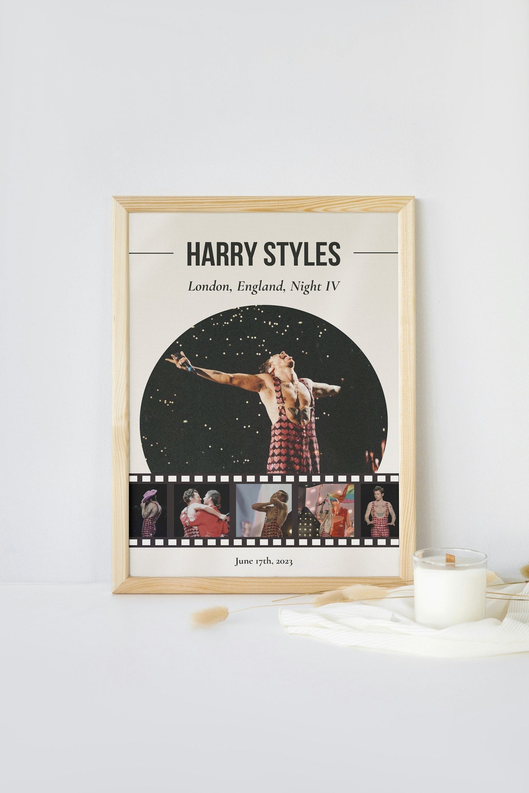 Harry Styles Digital Poster London Night 4 Wall Decor - Etsy