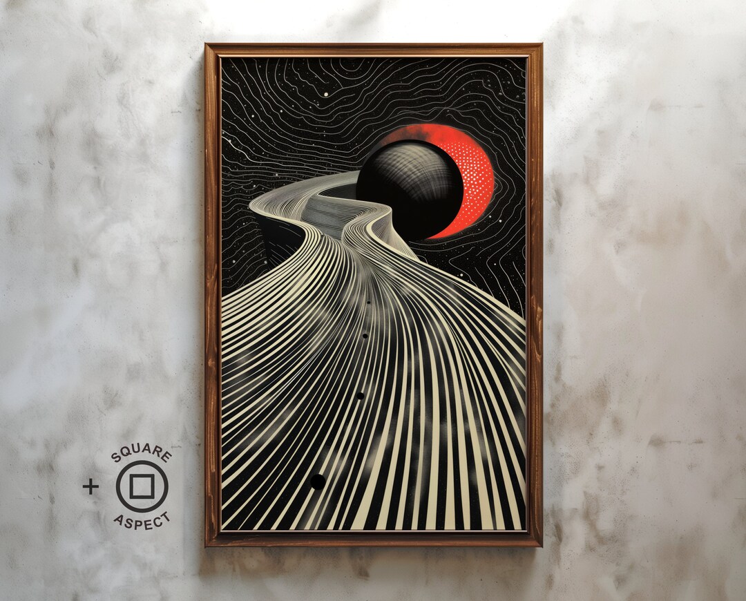 Abstract Path 1 | Abstract Space Art,cosmos Wall Art,planet Print,large ...