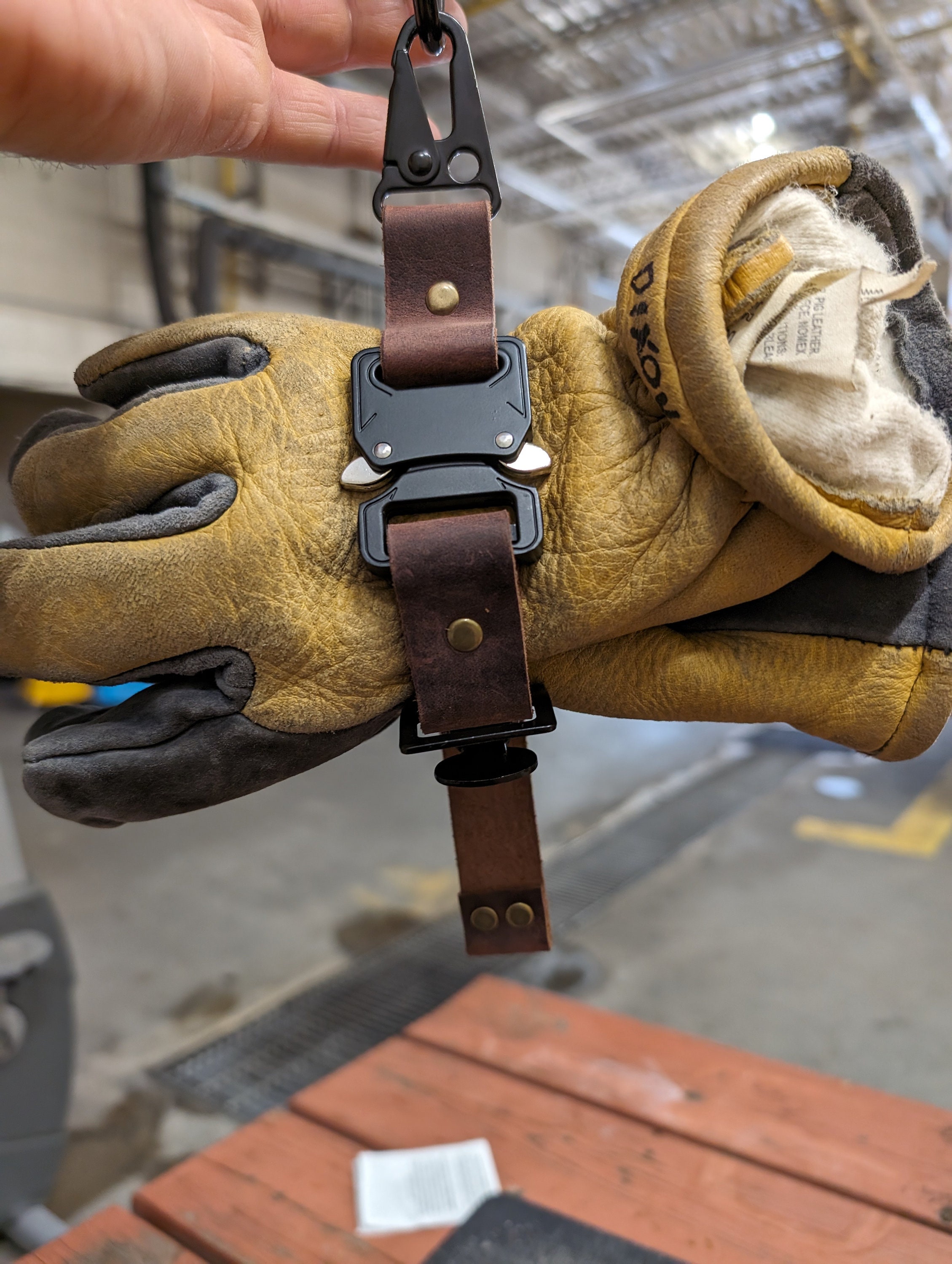 Leather Firefighter Glove Strap - Etsy